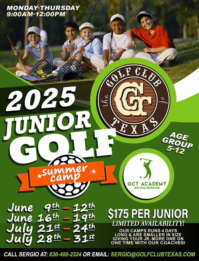 GCT Golf Academy Junior Summer Camp | Golf Club of Texas